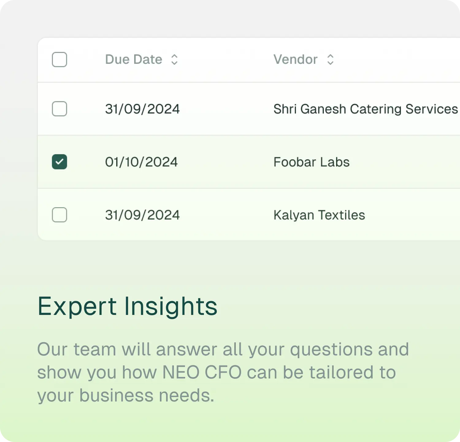 Neo CFO | Revolutionize your Financial Processes